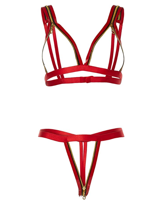 Exclusive PVC bra set with zips – Max Magnus Shop